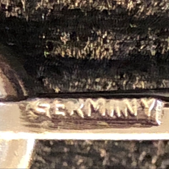 Germany | Jewelry | German Made Metallic Rope Texture And Gunmetal Tone ...